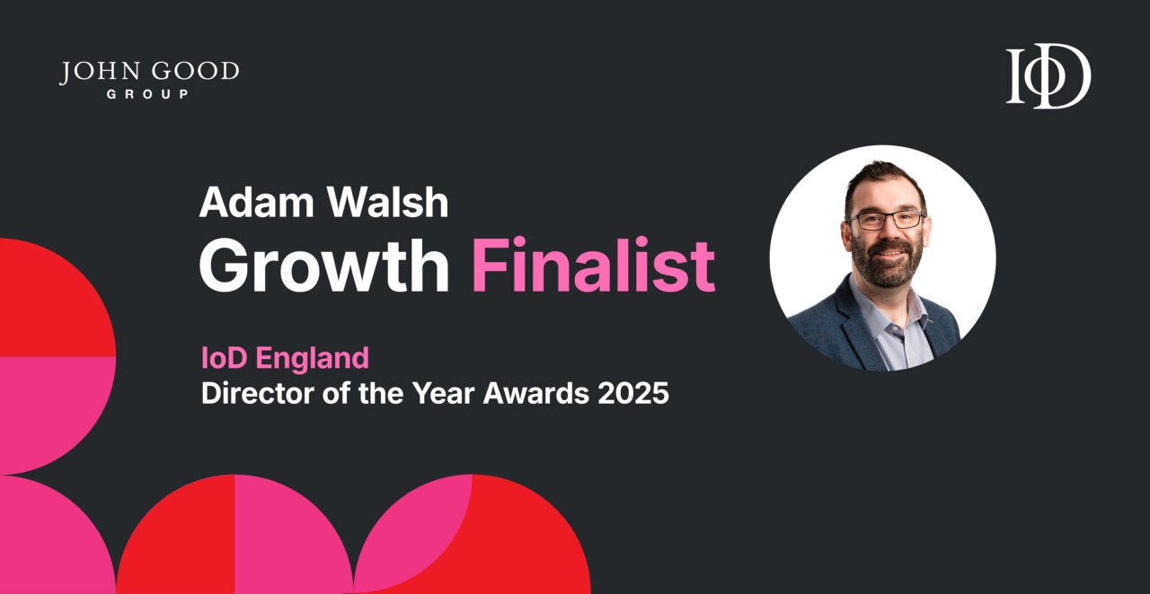 Adam Walsh, CEO, Shortlisted for Prestigious IoD Award 2025
